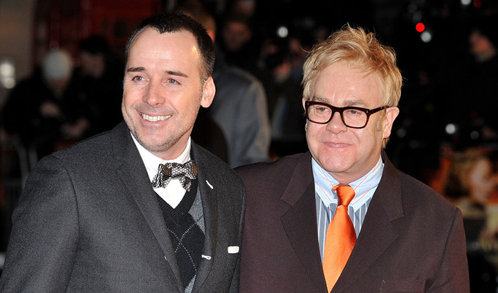 Elton John officially marries long term partner - Starts at 60