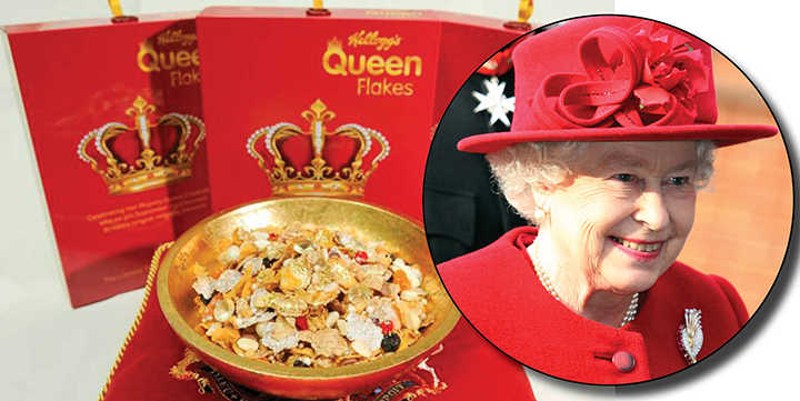Queen flakes for a royal brekkie - Starts at 60