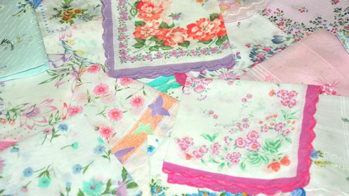 5 fabulous ways to repurpose your vintage handkerchiefs - Starts at 60