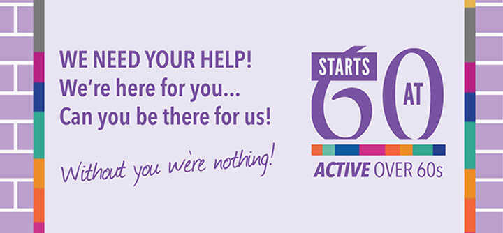 We need your help! Could you get more involved with Starts at 60 ...
