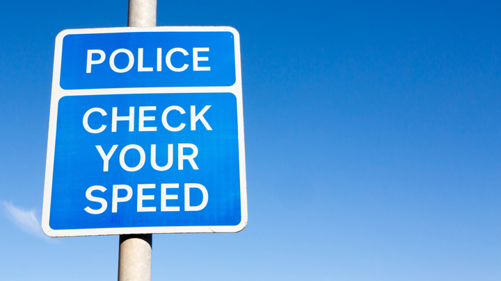 The blonde speed limit check - Starts at 60