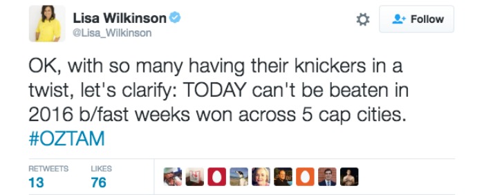 Lisa Wilkinson and Sam Armytage have public spat on social media ...