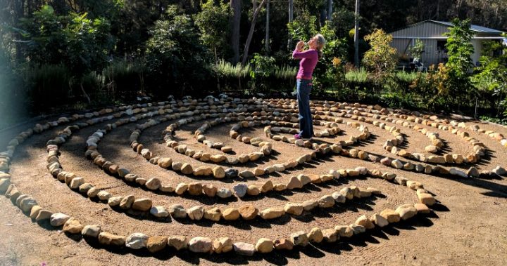 Make your own mystical garden meditation labyrinth - Starts at 60