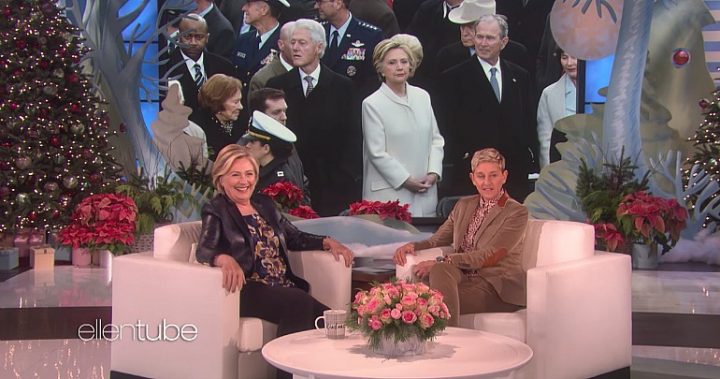 Hillary Clinton gives eye-opening interview on Ellen - Starts at 60