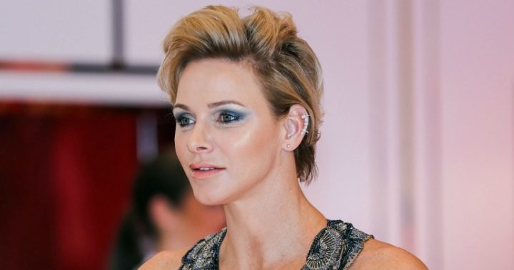 Princess Charlene is stunning in incredible silver beaded ‘mermaid ...