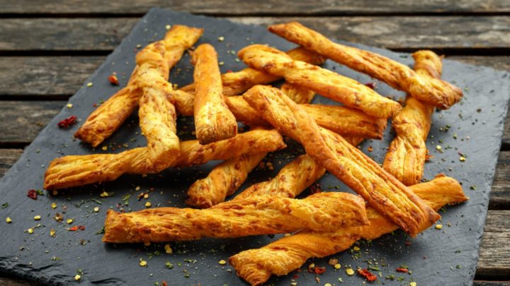 Six-ingredient cheddar and cumin twists - Starts at 60