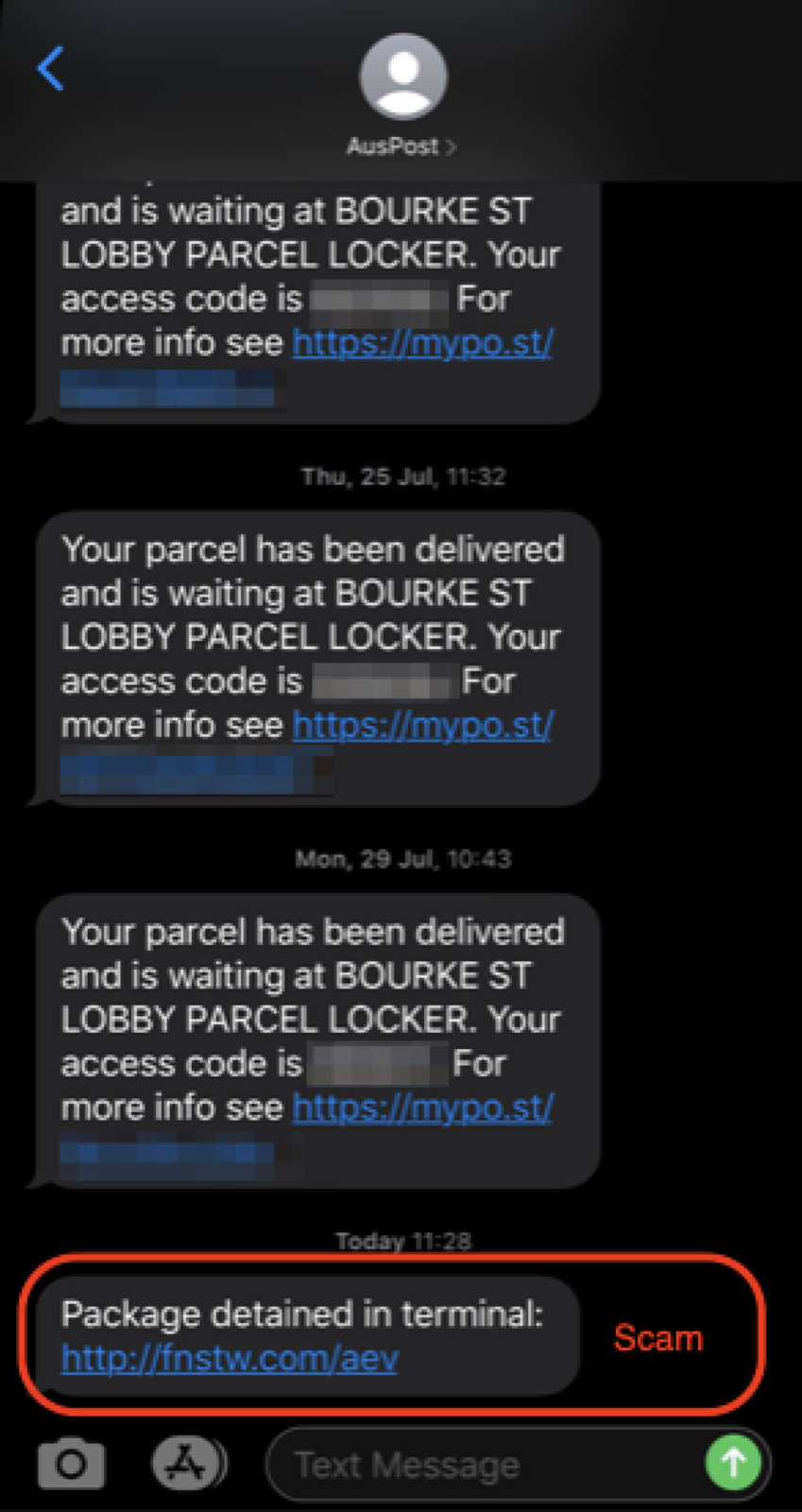 Australia Post issues urgent scam warning over convincing detained ...