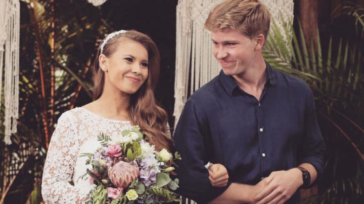 Bindi Irwin’s wedding dress is finally unveiled as Robert pens sweet ...
