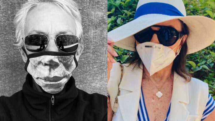 Safe and stylish: Jamie Lee Curtis, Joan Collins and more sport ...