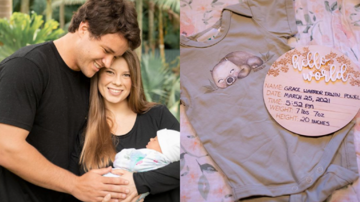 Snap-happy Bindi Irwin shares adorable new photo of baby Grace - Starts ...