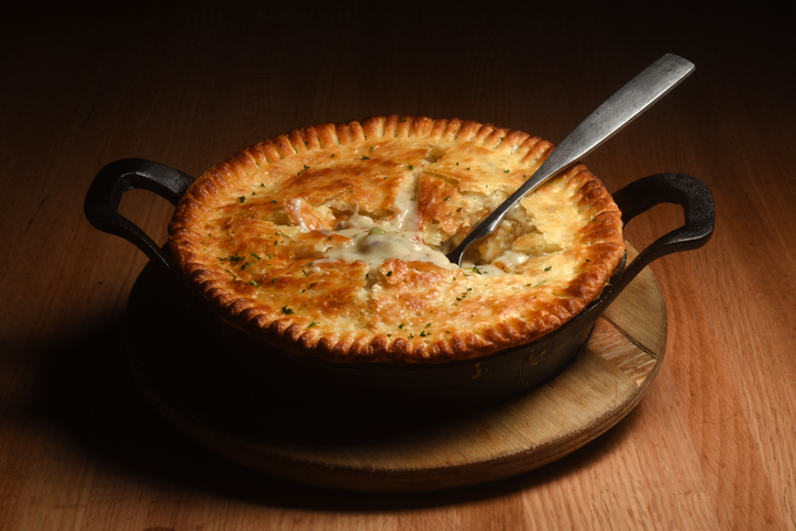 Rustic country style chicken pot pie - Starts at 60