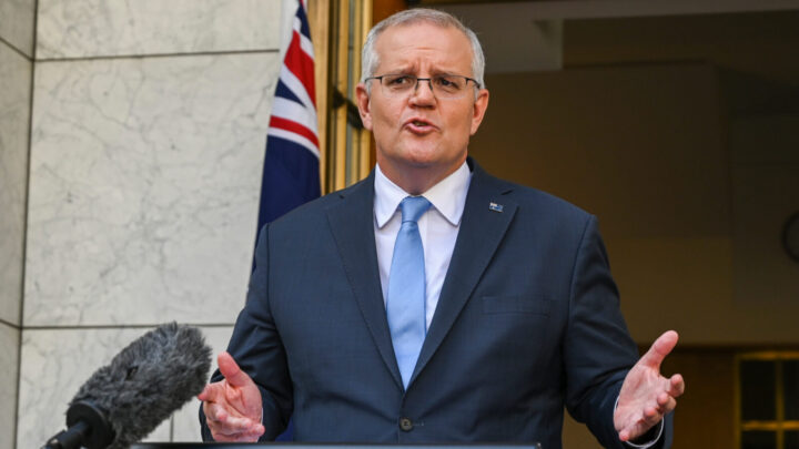 Scott Morrison addresses gatecrashing ‘activist’ incident - Starts at 60