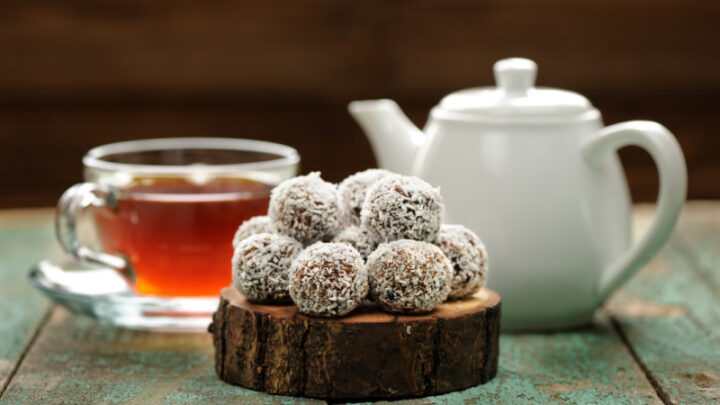 Simple four-ingredient lamington balls - Starts at 60