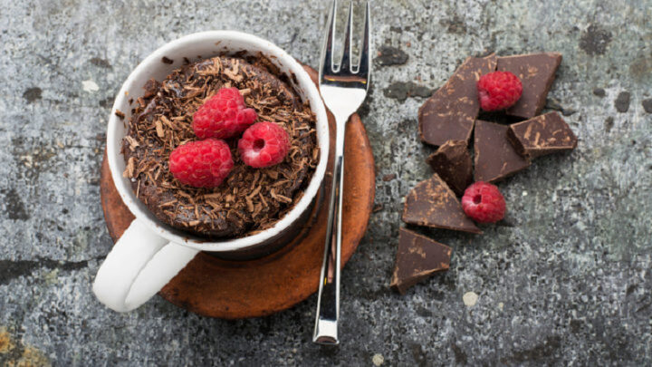 Super simple raspberry and chocolate pudding - Starts at 60