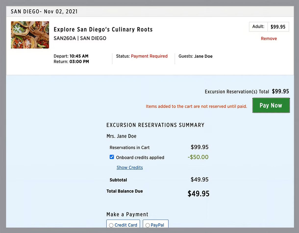 Onboard Credit: All your questions answered - Starts at 60