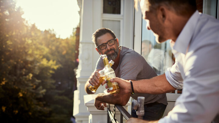 Daily Joke: Two old friends catch up for lunch - Starts at 60