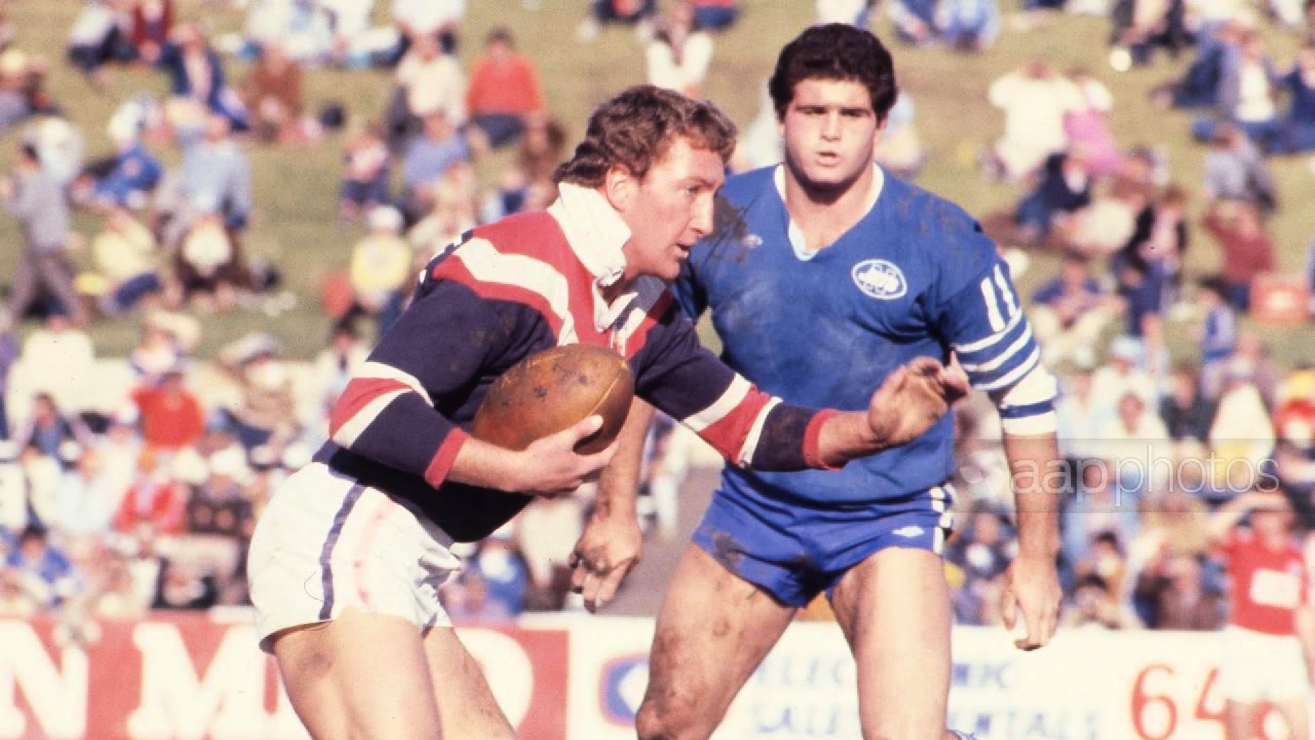 Roosters captain John Tobin playing against the Newtown Jets.